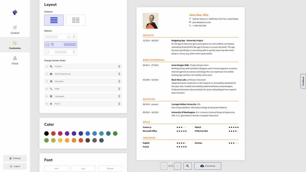 CV : Flowcv, le site qui va transformer ta recherche d’emploi
